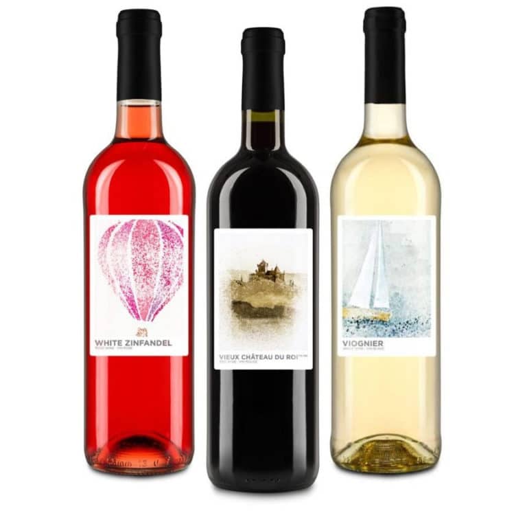 Wine Labels - Grape Grain And Bean