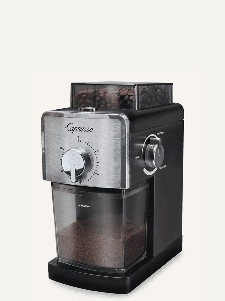 Capresso Coffee Burr Grinder - Grape Grain And Bean